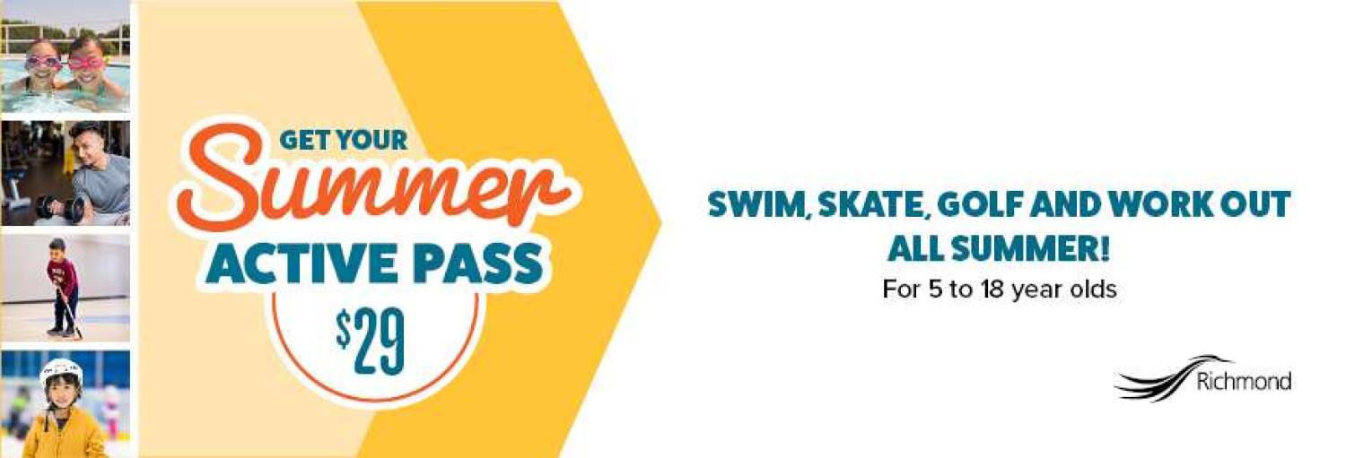 $29 Summer Active Pass | Palmer Secondary School